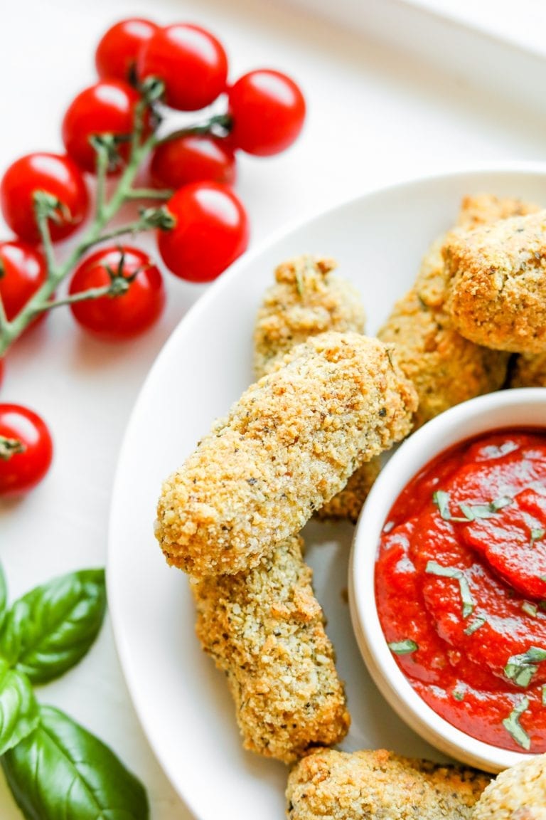 Keto Mozzarella Sticks The Best Easy Low Carb Mozzarella Sticks For
