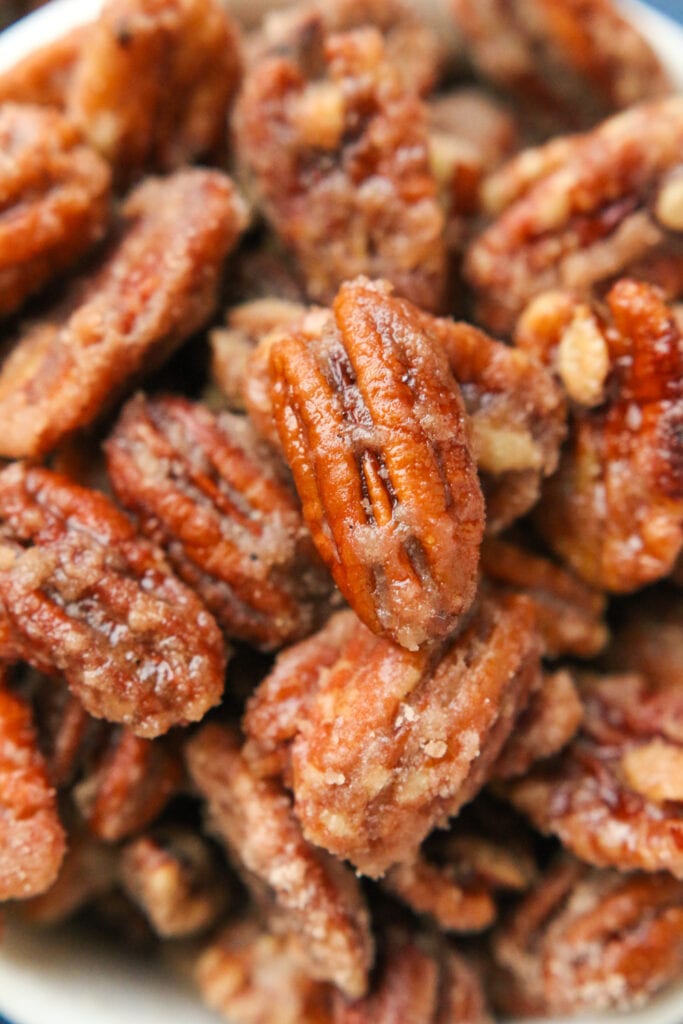 Keto Candied Pecans Made With Only 3 Ingredients