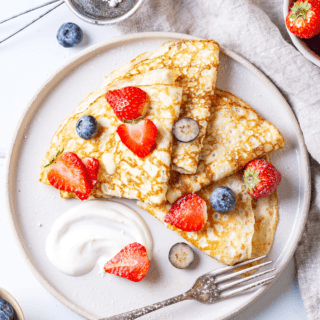 Keto Crepes With 2 CARBS & Made In Just 10 Minutes