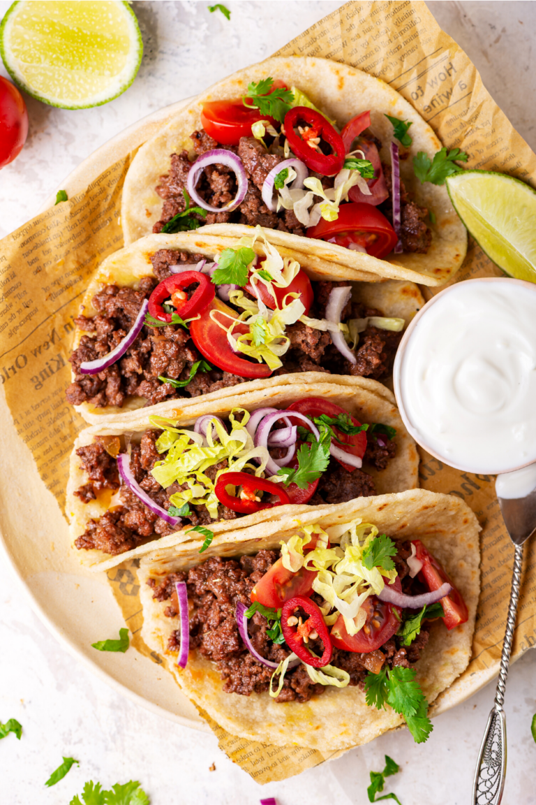 Keto Tacos Recipe With Homemade Low Carb Tortilla Shells