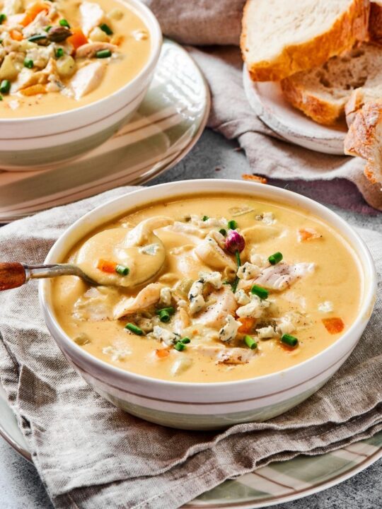 Rich Creamy Buffalo Chicken Soup Recipe