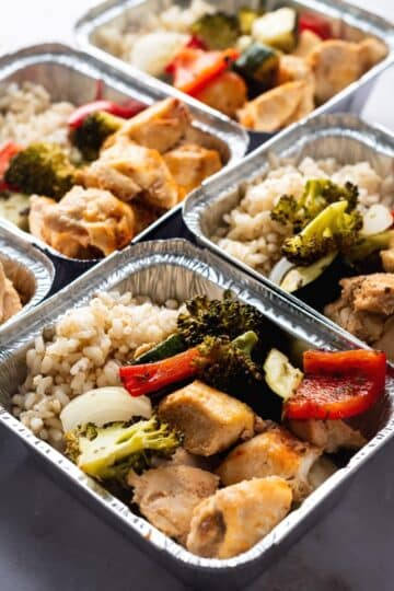 Easy Healthy Chicken and Rice Meal Prep Recipe For The Week