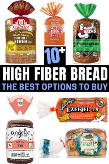 10+ High Fiber Bread Choices (The Best Tasting Ones To Buy)