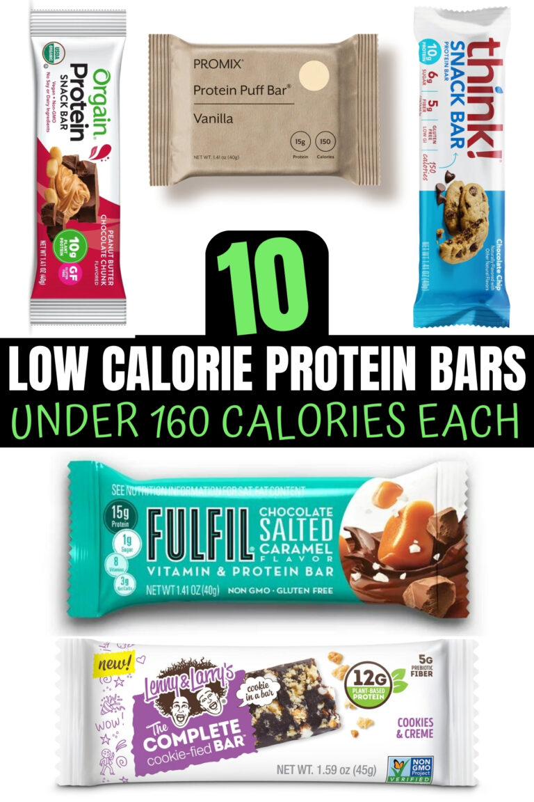 10 Low Calorie Protein Bars (Under 160 Calories Each!)