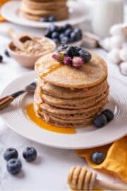 Healthy High Fiber Pancakes (Over 20g Of Fiber In Each Stack)