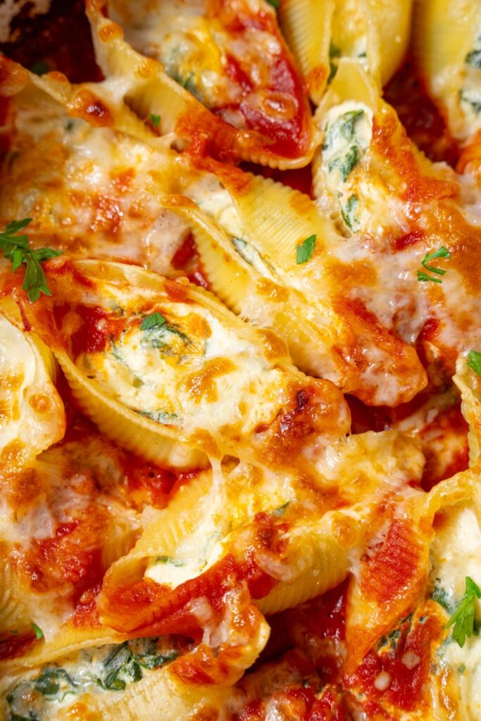 My Take On Spinach Cottage Cheese Stuffed Shells