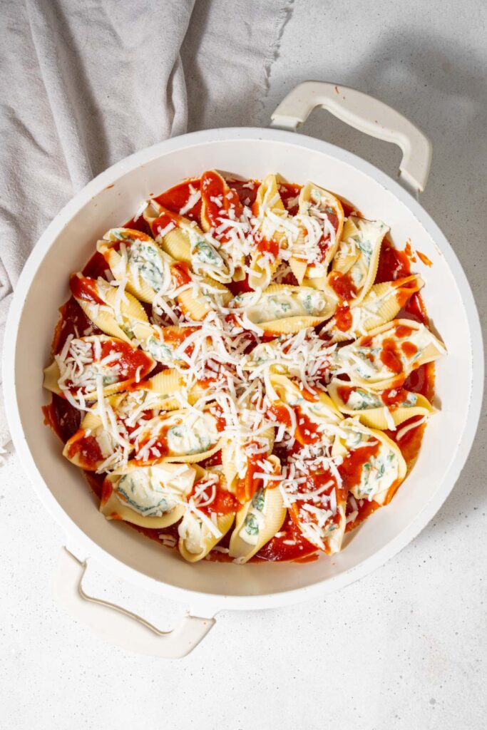 My Take On Spinach Cottage Cheese Stuffed Shells