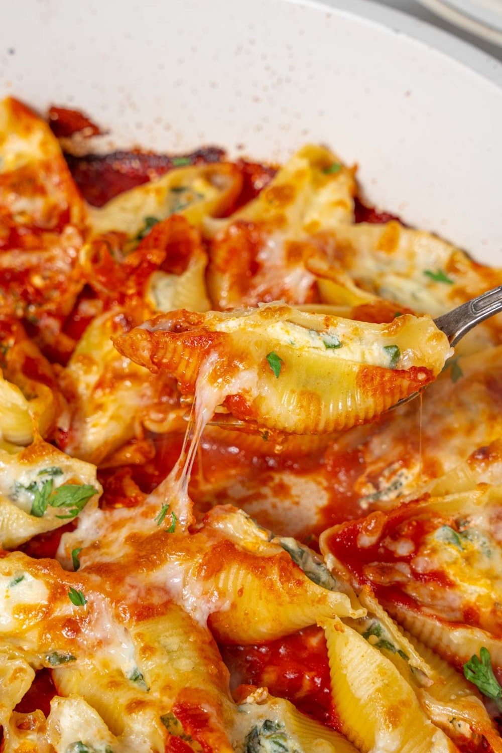 My Take On Spinach Cottage Cheese Stuffed Shells